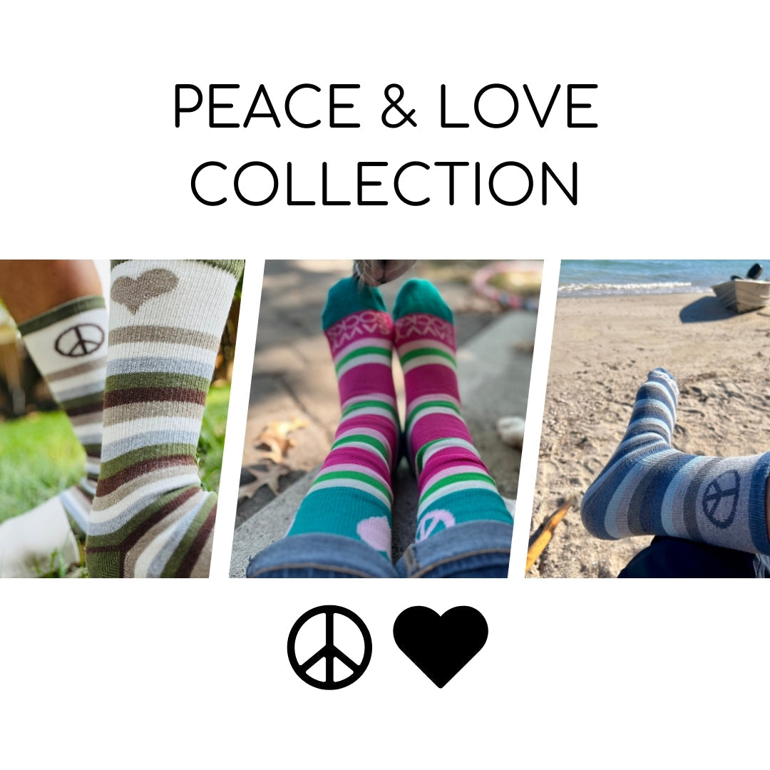 Peace and Love Collection – Savvy Socks, LLC