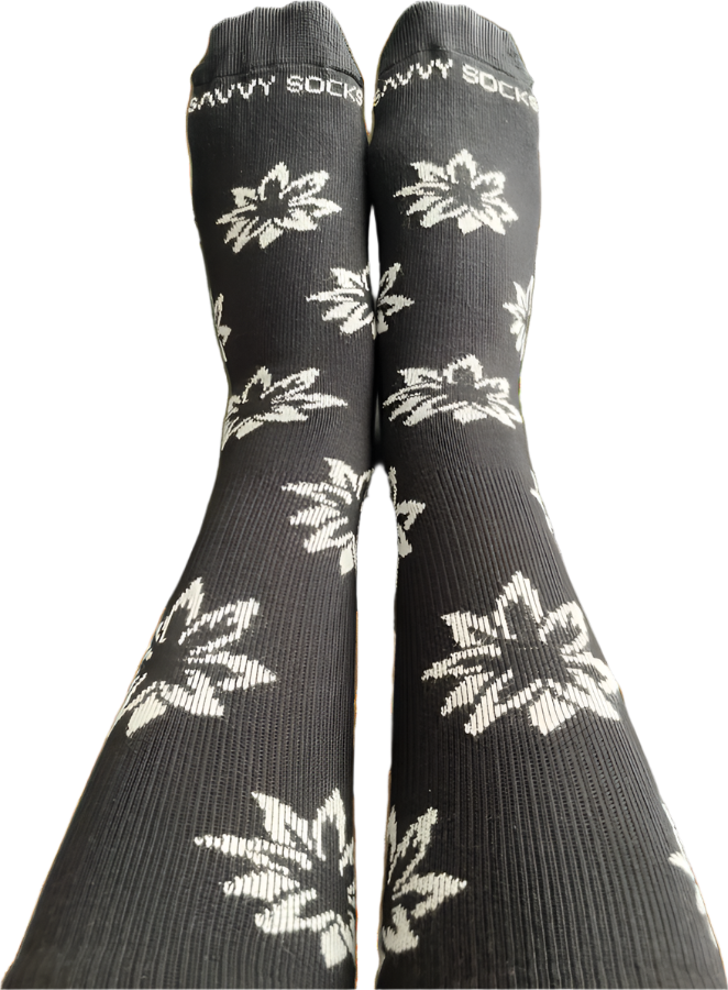 Floral OG - Crew Socks – Savvy Socks, LLC
